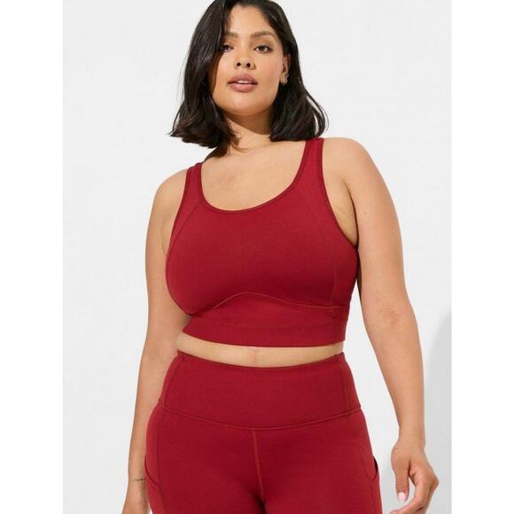 Torrid Rhubarb Sports Bra Sports Bras